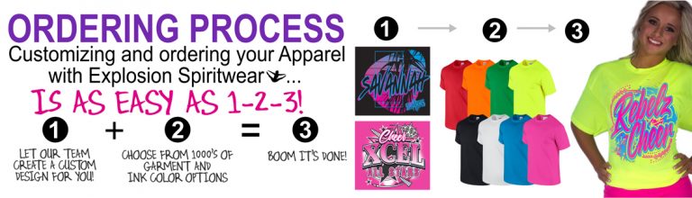 Explosion Spiritwear | Cheerleading Shoes, Screen Printed, Embroidered ...