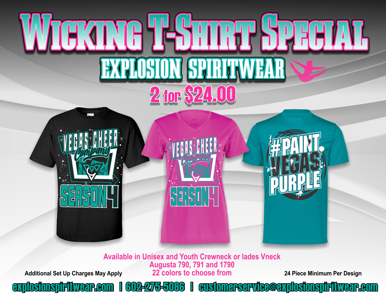 Explosion Spiritwear | Cheerleading Shoes, Screen Printed, Embroidered ...